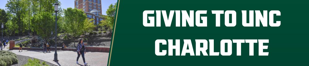 Giving to UNC Charlotte - Division of University Advancement