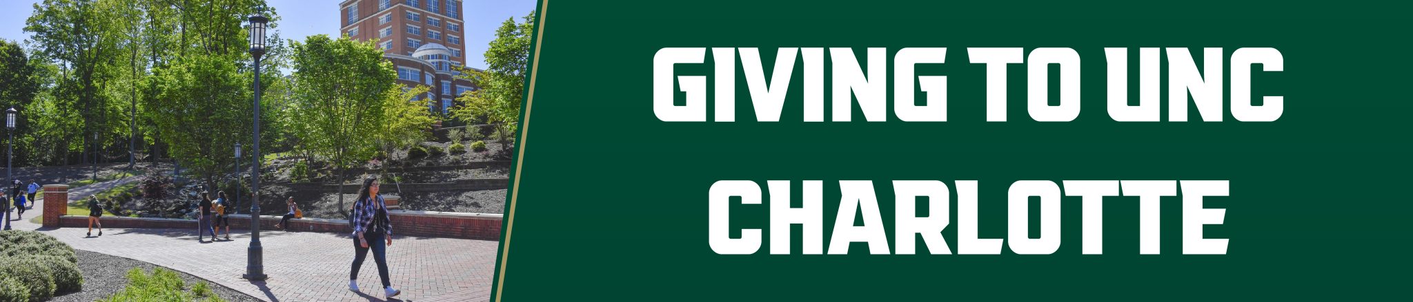 Giving to UNC Charlotte - Division of University Advancement